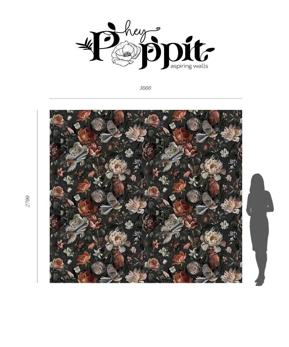 HEY POPPIT Wallpaper Pattern No - FANTASIA (64101, 64102, 64103 ...